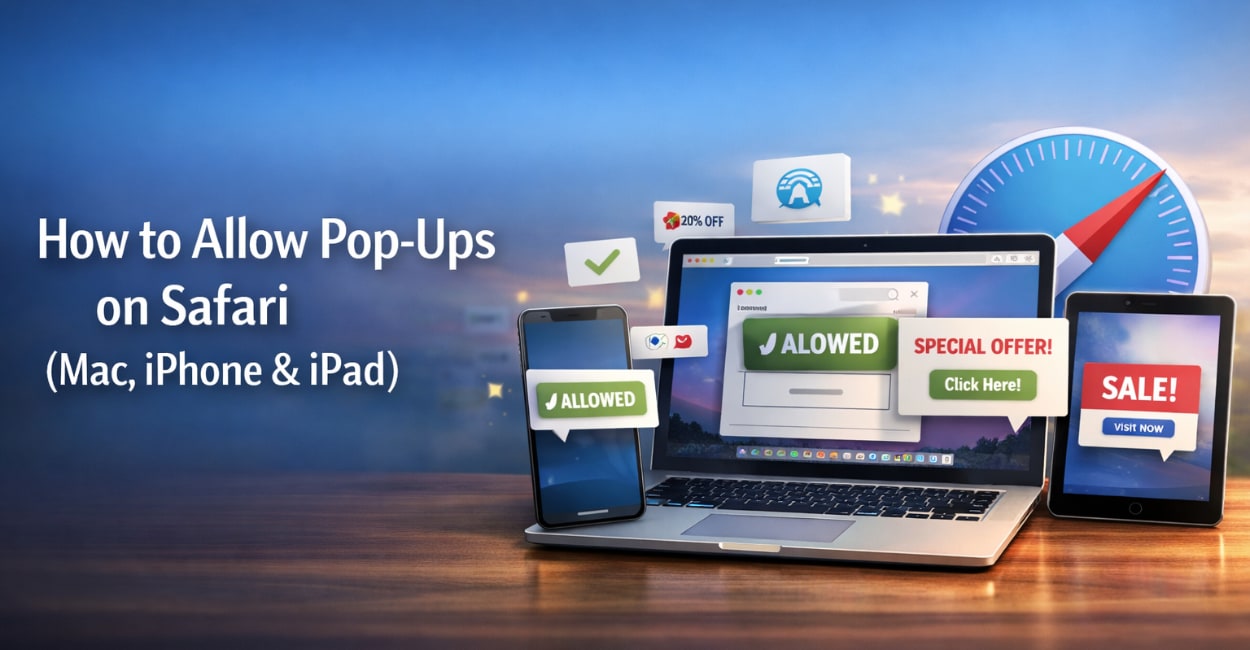 How to Allow Pop-Ups on Safari (Mac, iPhone & iPad)