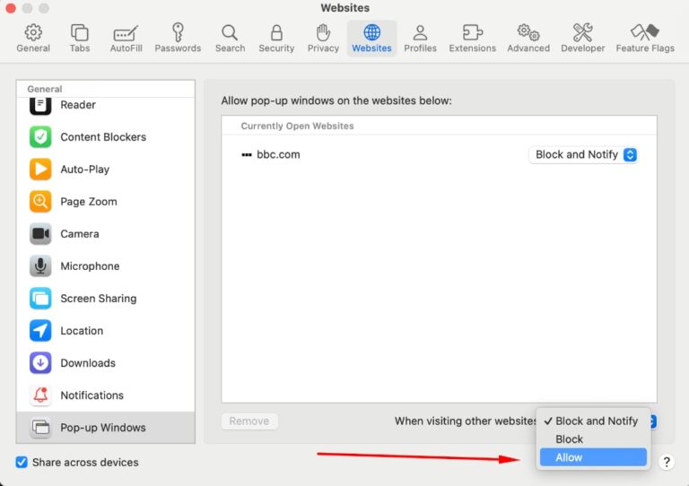 How to Allow Pop-Ups on Safari (Mac, iPhone & iPad)